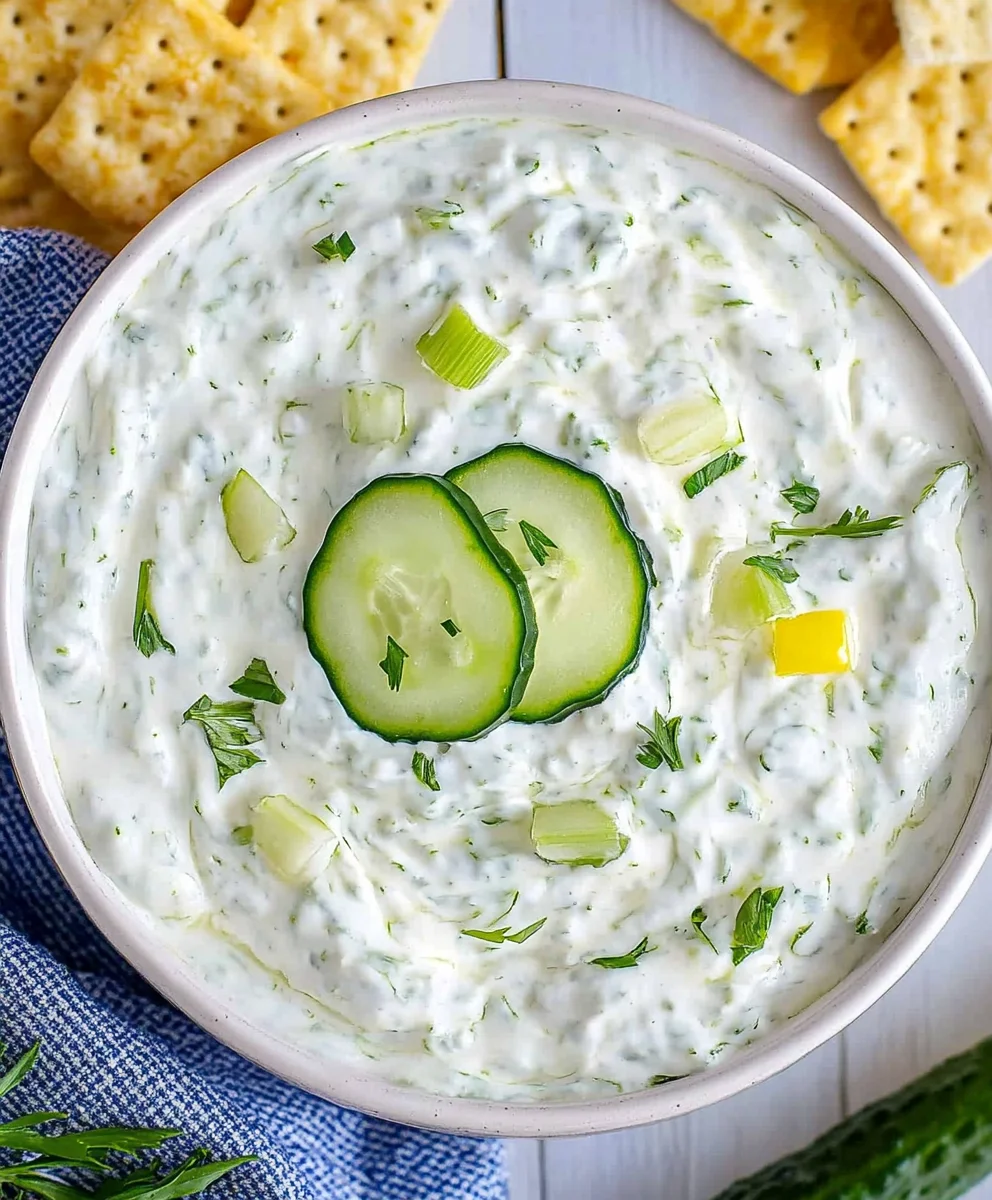 Cucumber Cream Cheese Crack Dip - Best World Recipes