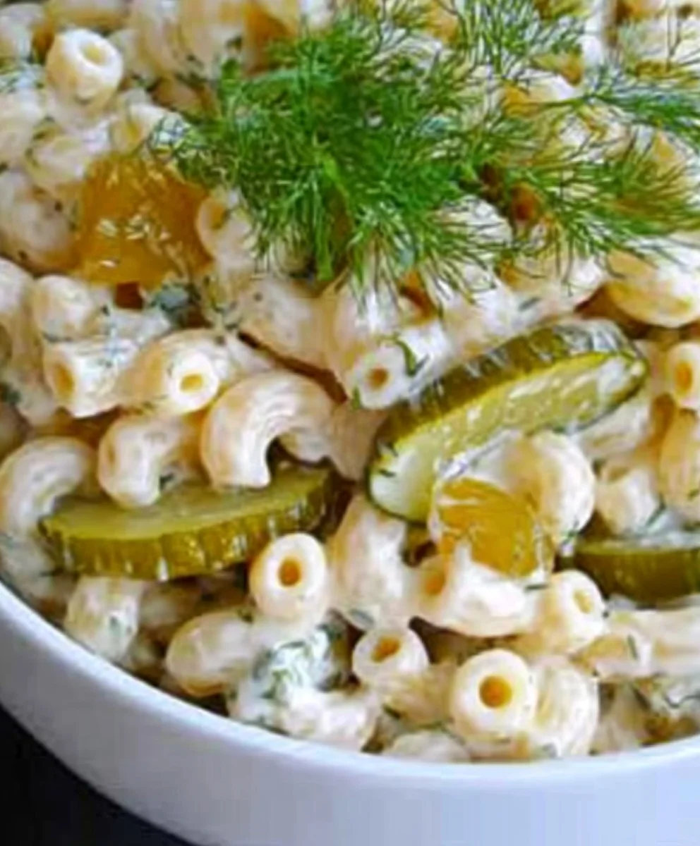 dill pickle macaroni salad - Best World Recipes