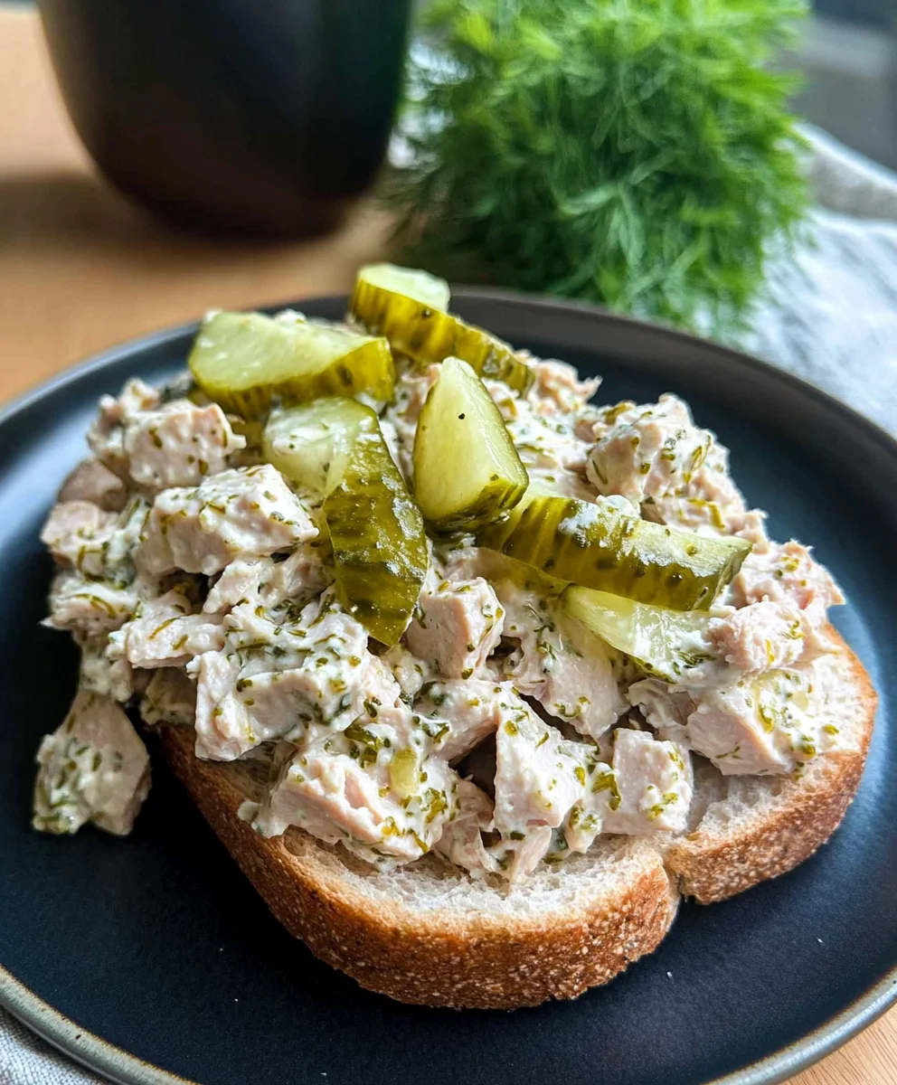 dill pickle tuna salad - Best World Recipes