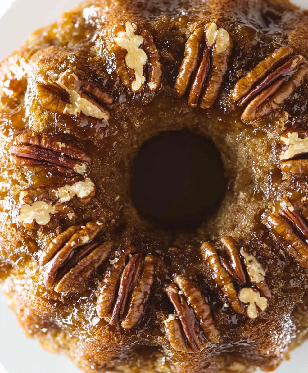 Pecan Upside Down Bundt Cake - Best World Recipes