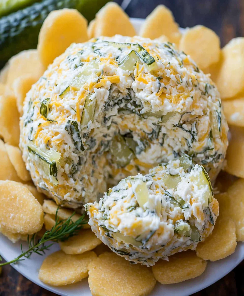 Dill Pickle Cheese Ball Recipe - Best World Recipes