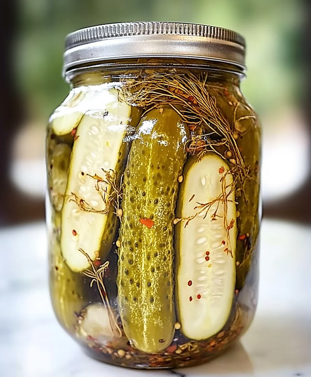 Killer Spicy Garlic Dill Pickle Recipe - Best World Recipes