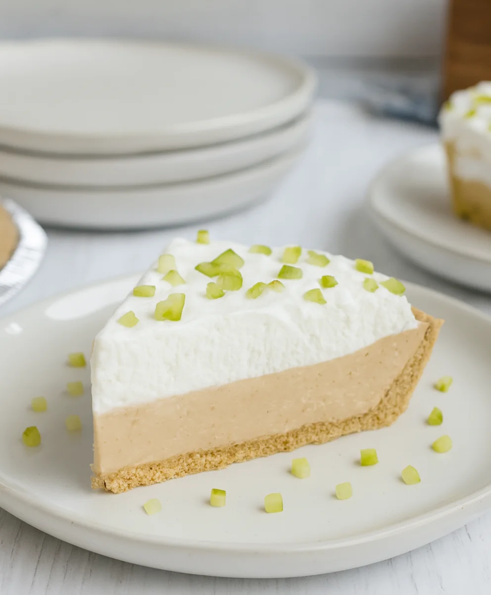 Dill Pickle & Peanut Butter No-Bake Pie - Best World Recipes