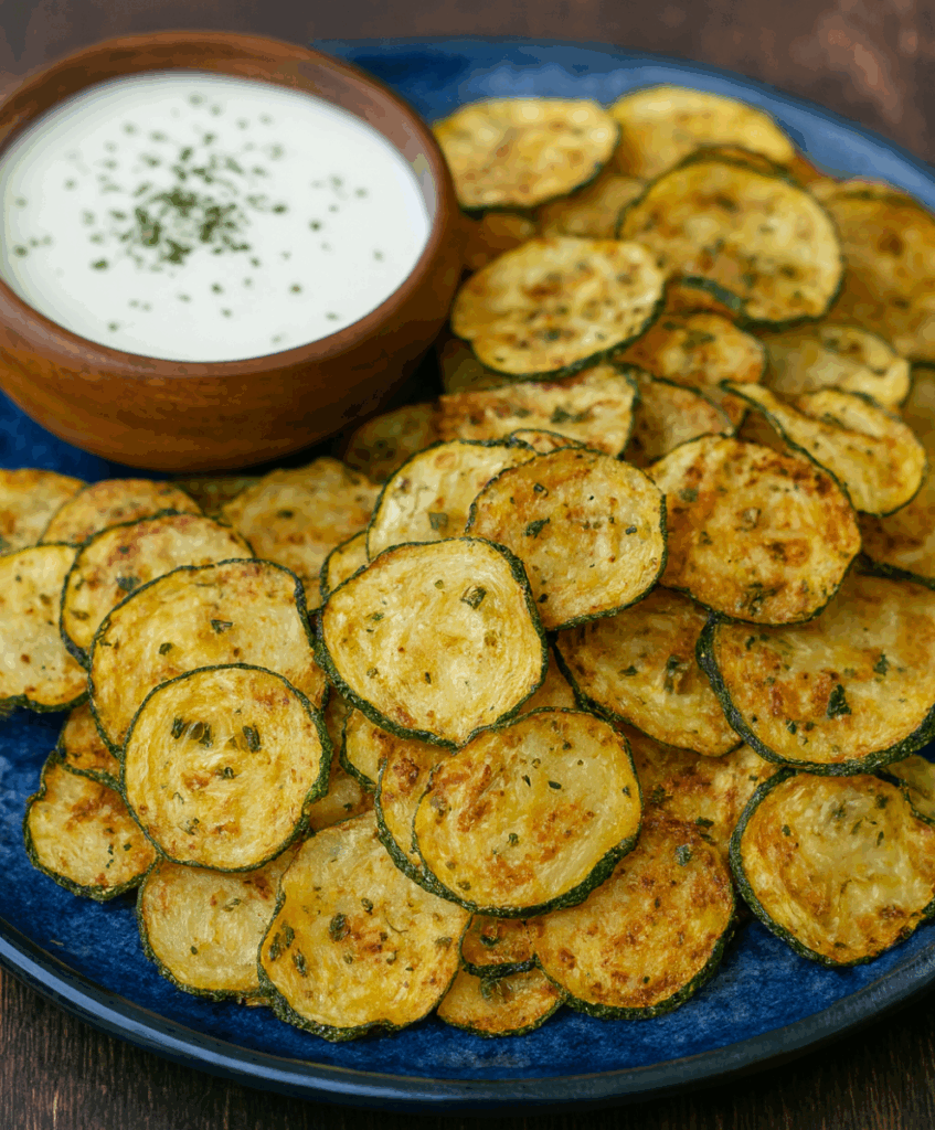 Ranch Zucchini Chips - Best World Recipes