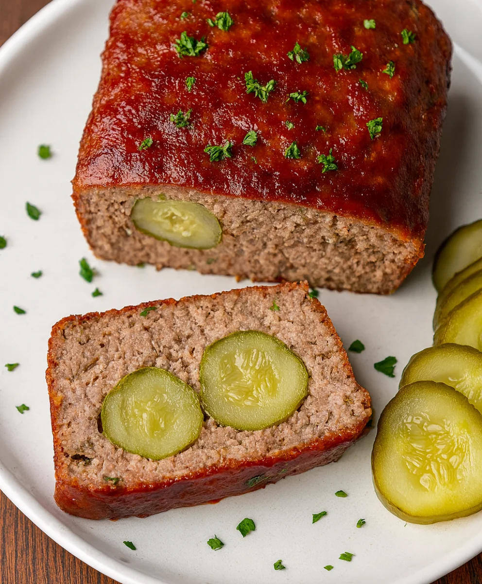 Tangy Dill Pickle Meatloaf - Best World Recipes