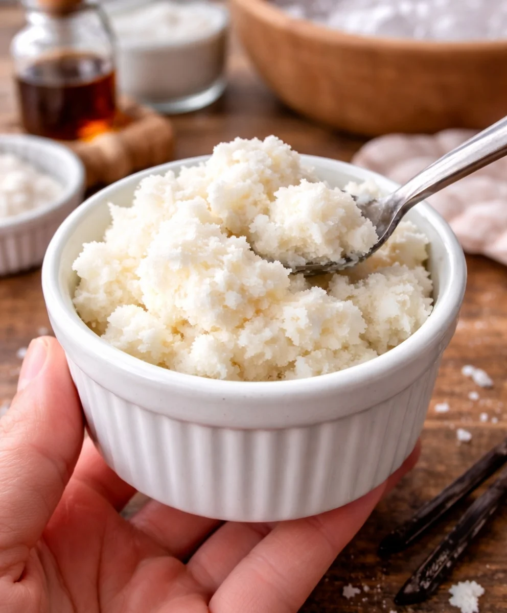 3-Ingredient Vanilla SNOW Ice Cream - Best World Recipes