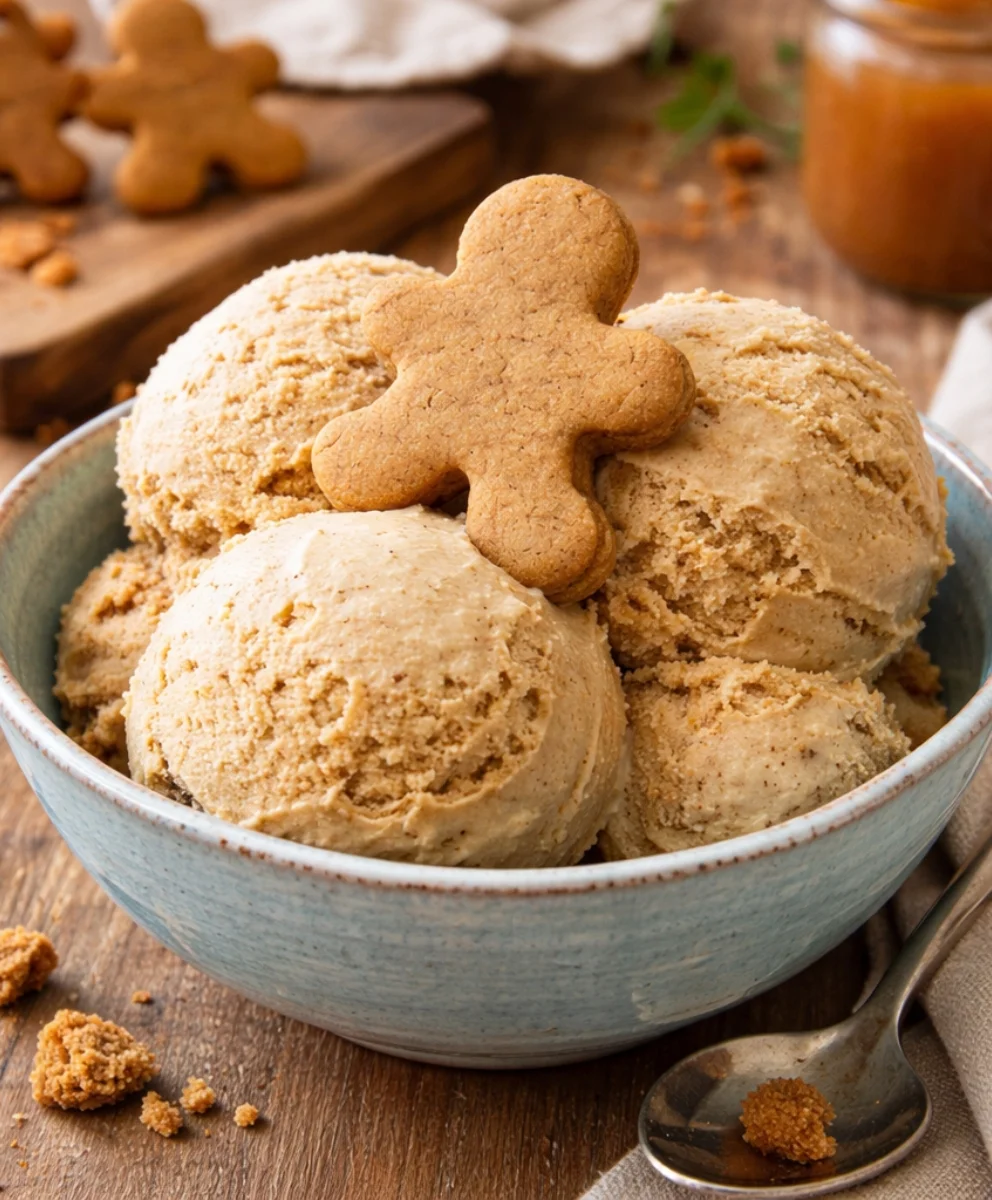 Gingerbread Cookie Crunch Ice Cream - Best World Recipes