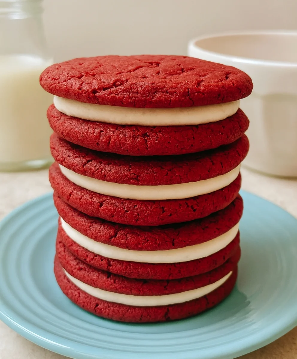 Homemade Red Velvet Oreos - Best World Recipes