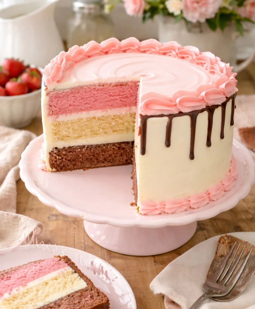 Neapolitan Cake - Best World Recipes